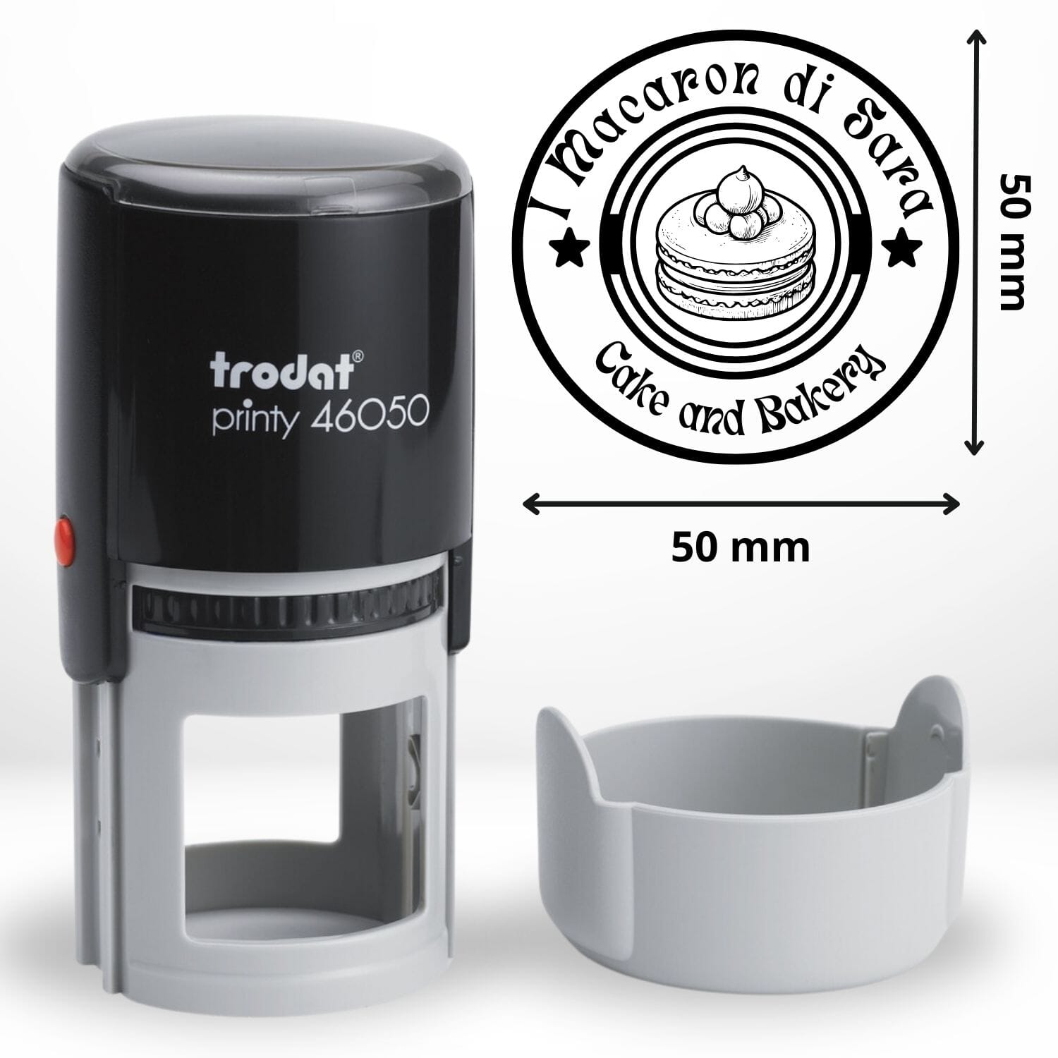 Trodat Timbro Autoinchiostrante Printy 46050 Ø 50 mm Rotondo | www.timbri.it