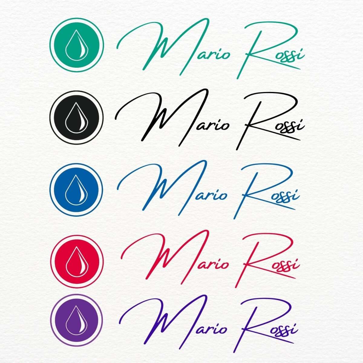 Timbro Firma Media Printy 4912 Personalizzato | www.timbri.it