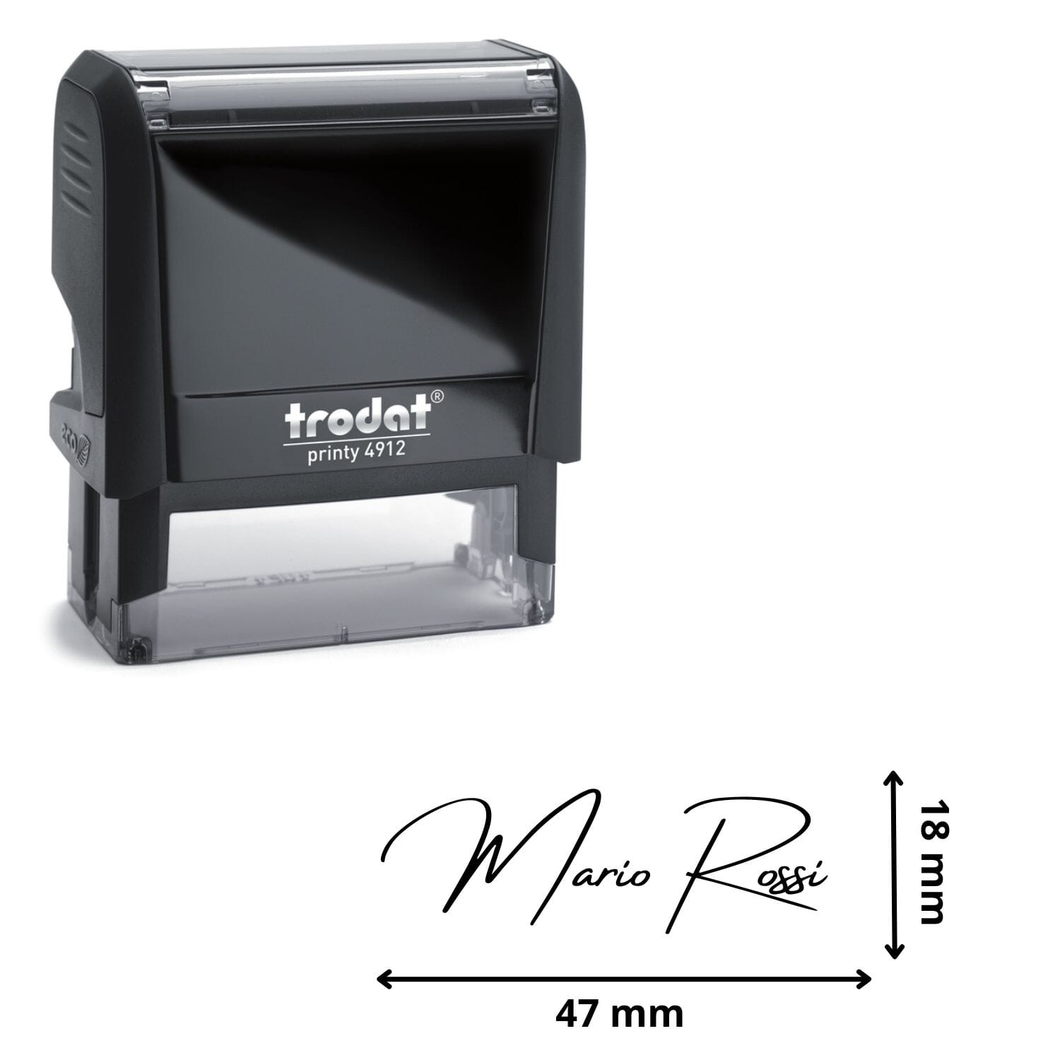 Timbro Firma Media Printy 4912 Personalizzato | www.timbri.it