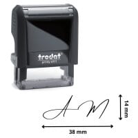 Timbro con Firma - Piccolo | www.timbri.it