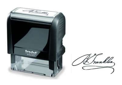 Timbro con Firma - Grande | www.timbri.it