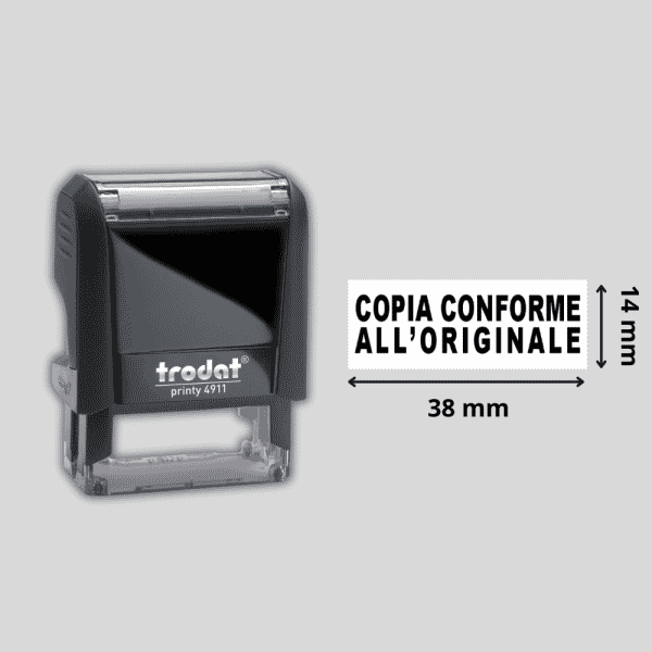 Trodat Printy 4911 - COPIA CONFORME ALL'ORIGINALE | www.timbri.it